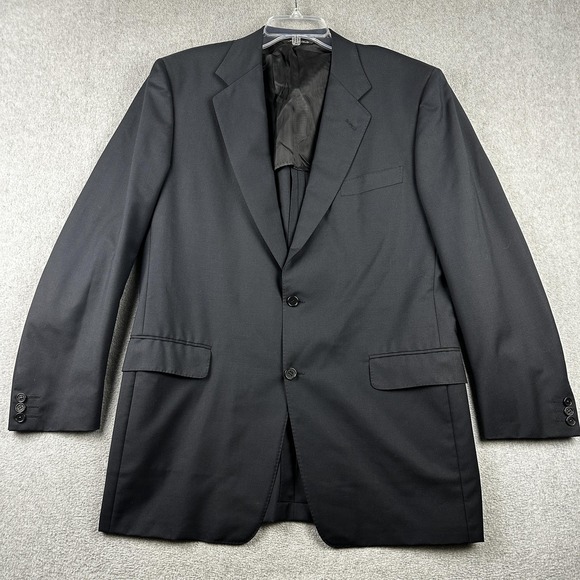 Canali | Suits & Blazers | Canali Blazer Mens 42l Black Wool Mohair 2 ...